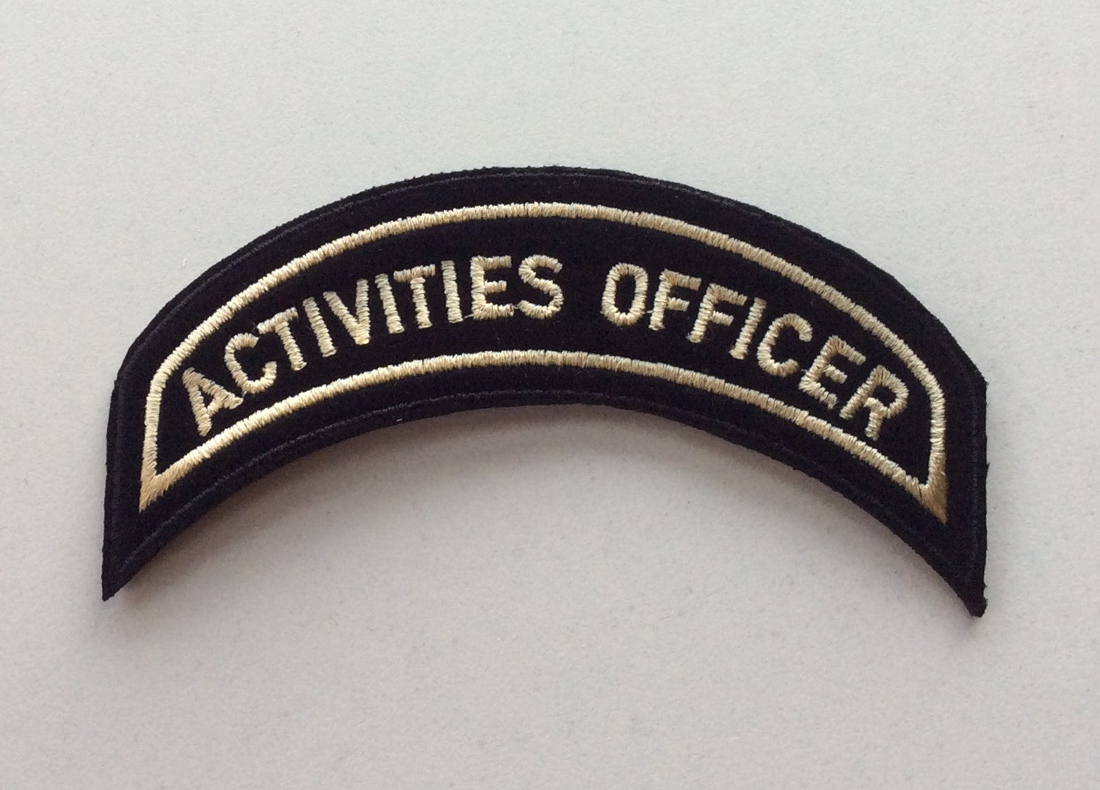 Toppa patch piccola cariche HOG: ACTIVITIES OFFICER – Sognoamericano