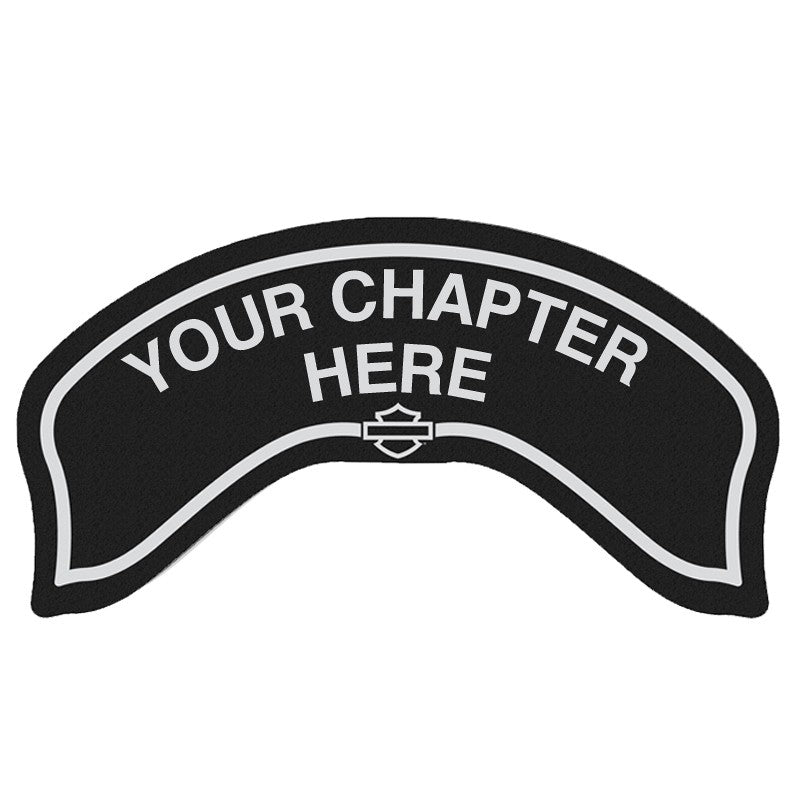 Grande Toppa Rocker sopraquila hog con Bar n Shield, personalizzata co ...