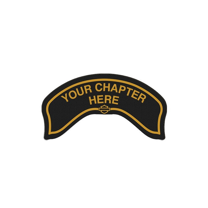 Piccola Toppa Rocker sopraquila hog con Bar n Shield, personalizzata c ...